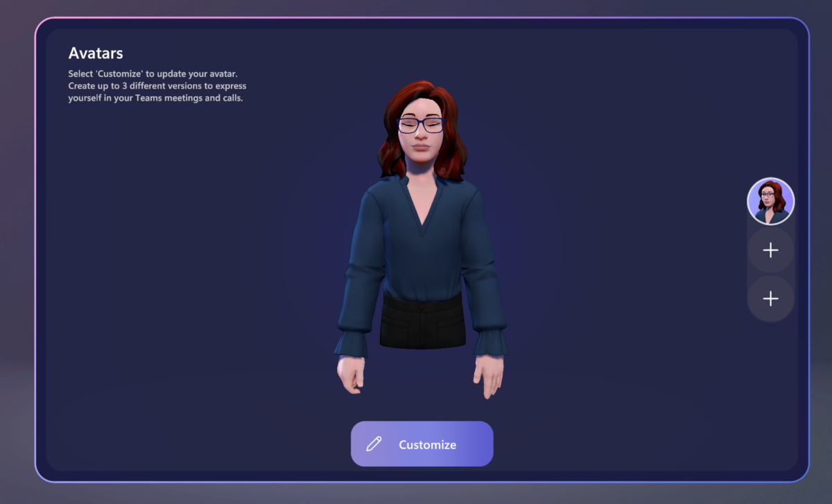 Join the Metaverse: Create your first avatar for Microsoft Teams – D ...
